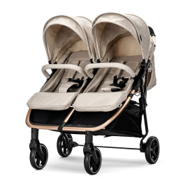 LORELLI Classic Количка за близнаци DUO BEIGE | ХИПОЛЕНД