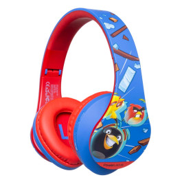 POWERLOCUS P2 ANGRY BIRDS ДЕТСКИ СЛУШАЛКИ СИНЬО/ЧЕРВЕНО